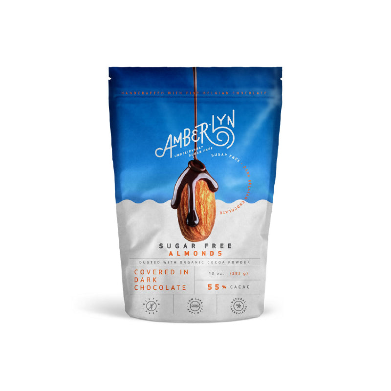 Dark Chocolate Cocoa Dusted Almonds – Amber Lyn Chocolates